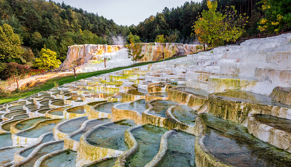 Egerszalok’s Terraced Thermal Water Spa Pools are well worth a visit ...