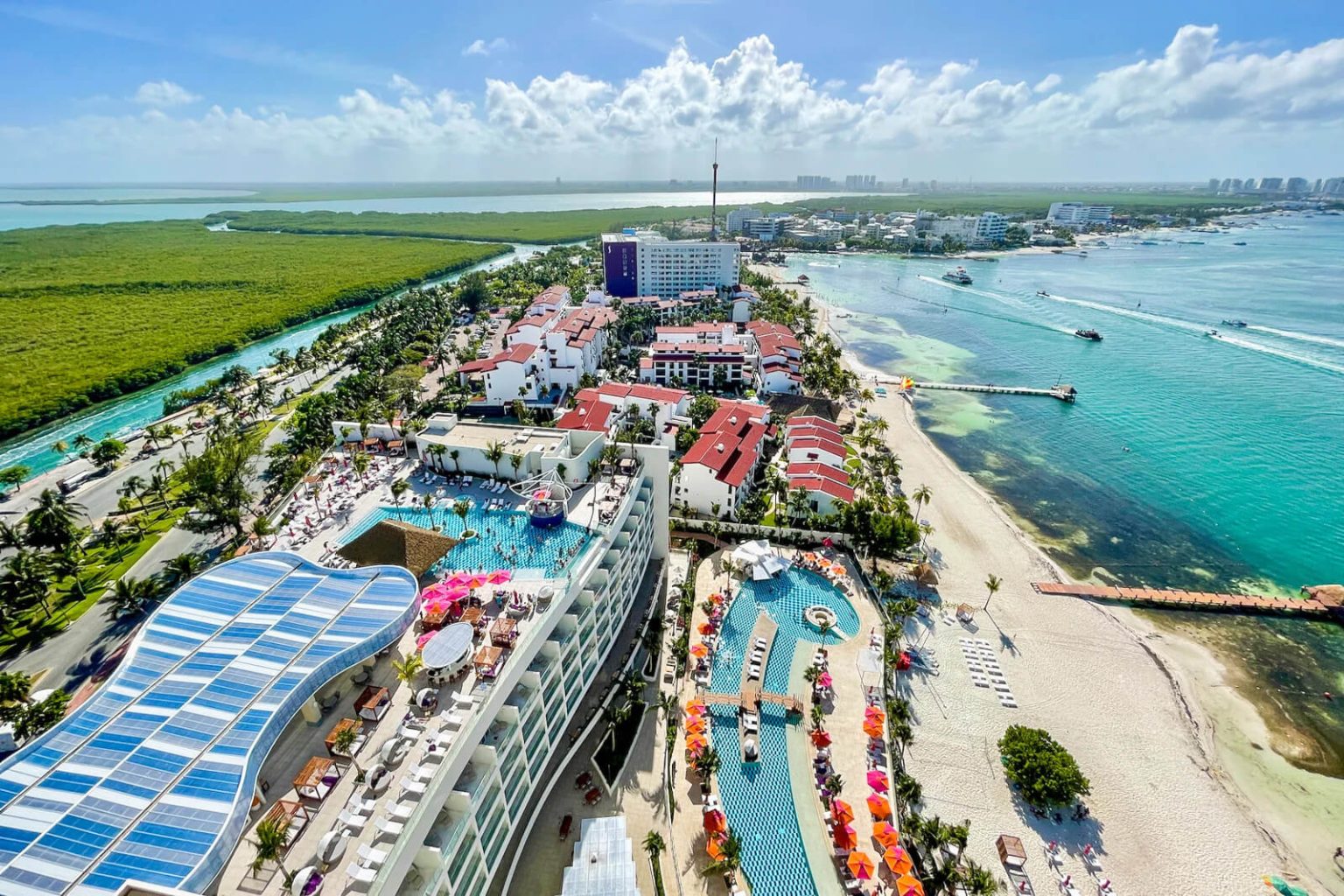 Spectacular Rooftop Pool Views From Breathless Cancun Soul Spa Resort ...